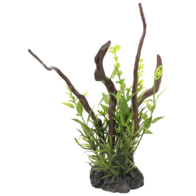 Fish Tank Decor Artificial Plant Decoration Fish Tank Tree Root ...