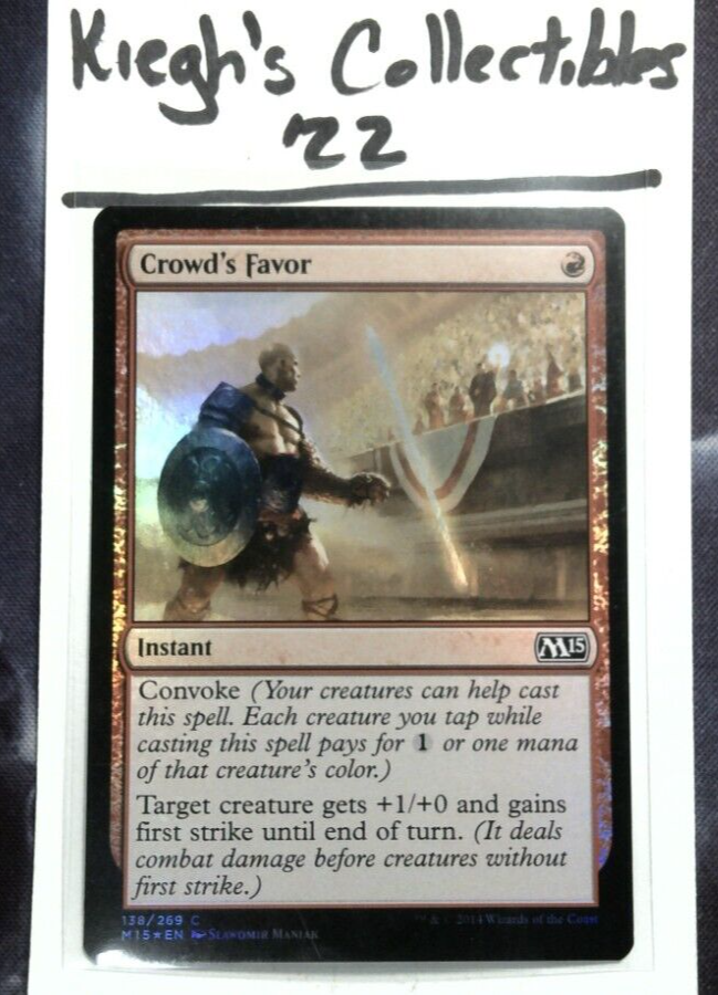 Mtg Crowd's Favor *Foil* | eBay