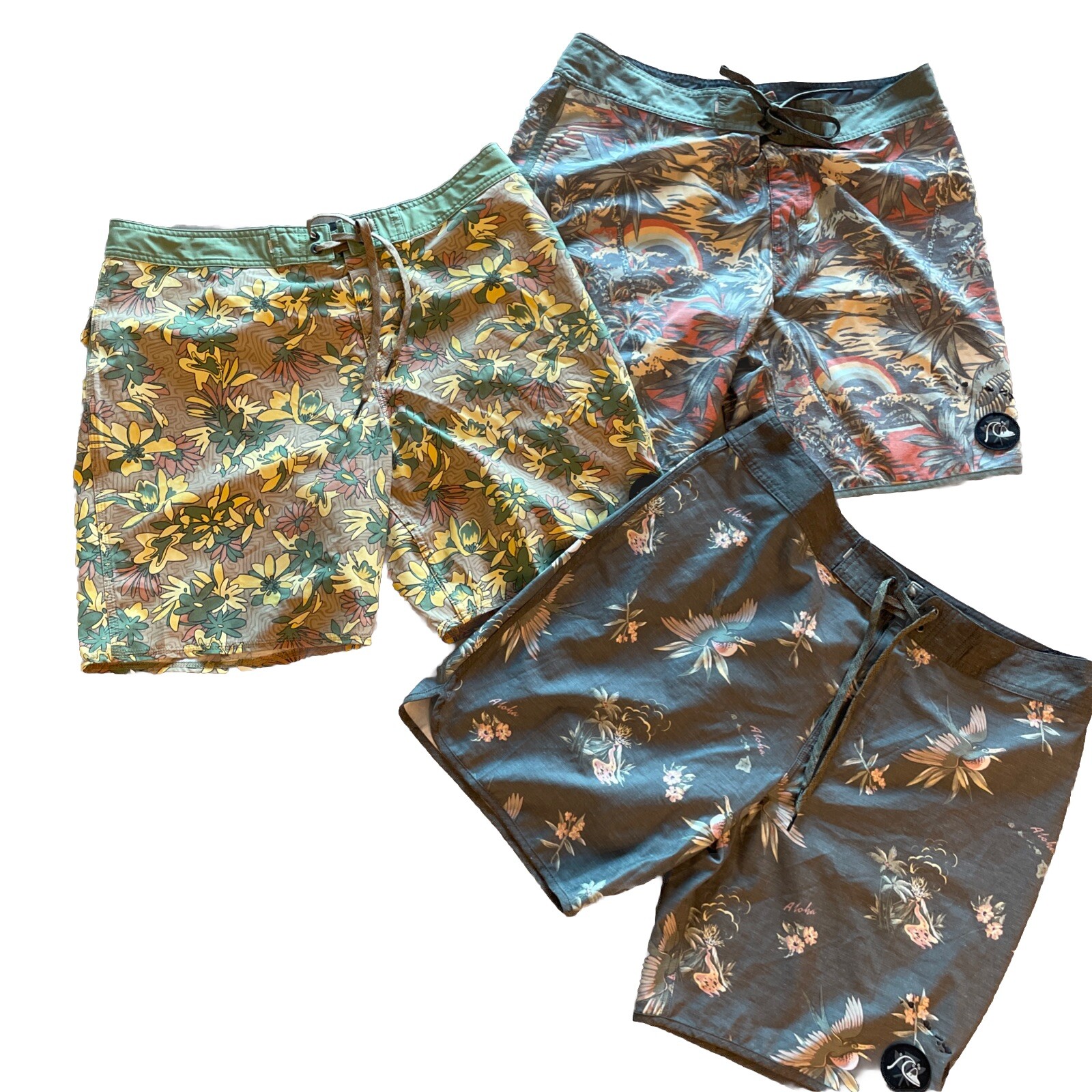 Quicksilver High line Recycled Men’s Board Shots 3 Pa… - Gem