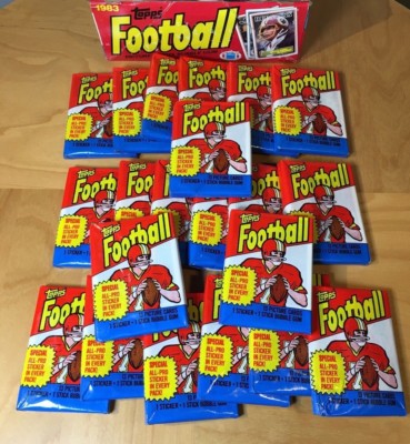 1983 Topps Football Wax Pack (ONE) Filled With Hall of Famers | eBay