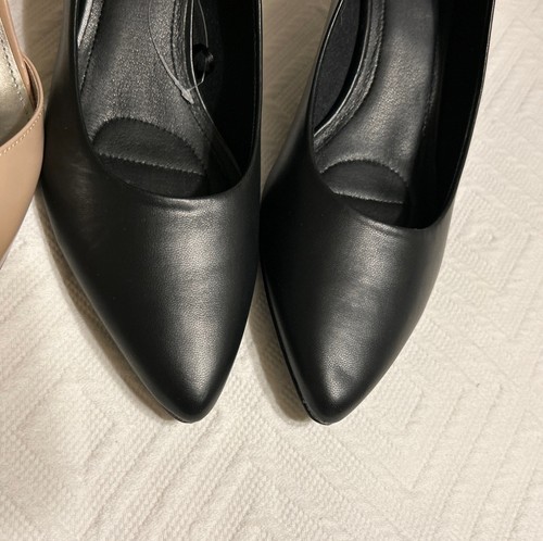 Lot 2 prs Women’s Size 12 High Heels Shoes Pumps Beige Black | eBay