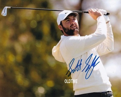 Scottie Scheffler PGA Golf "Iron Shot" Autographed Signed Reprint Photo ...