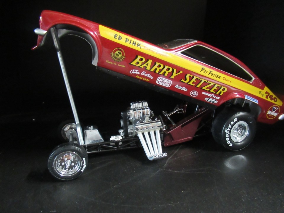 RARE BARRY SETZER JOHNNY LIGHTNING SUPER MAGMA'S NHRA FUNNY CAR 1:24 ...