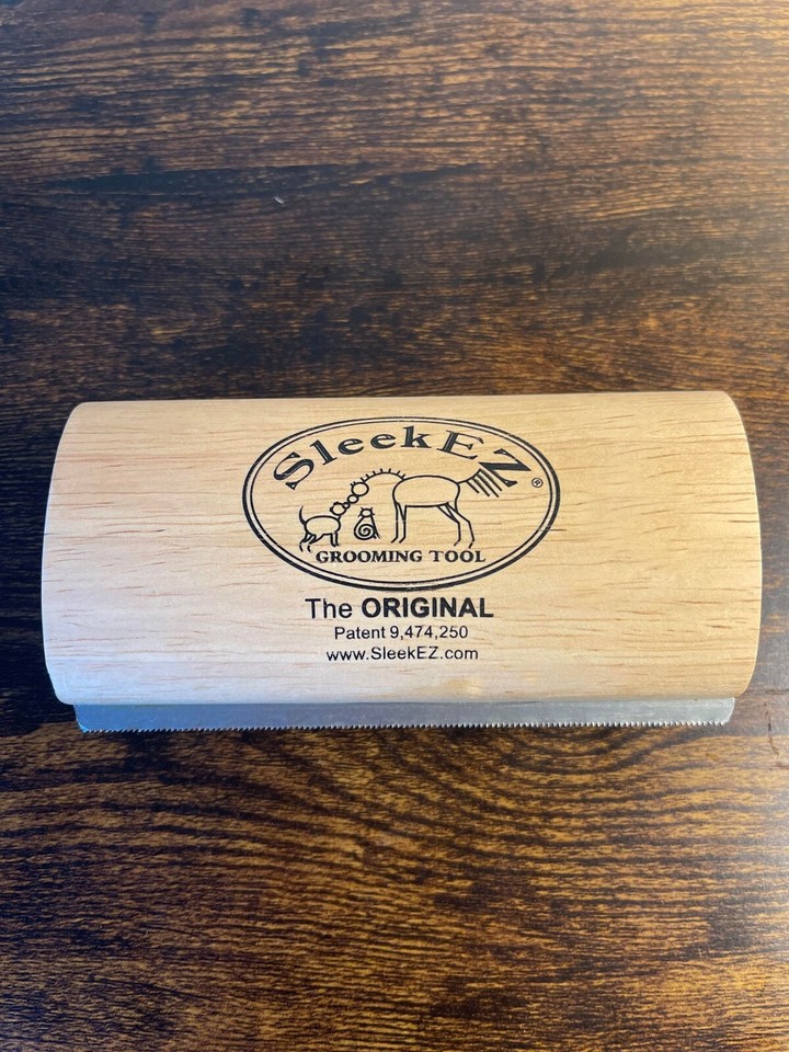 SLEEKEZ 5 inch Deshedding Grooming Tool For Dogs Cats& Horses Brush | eBay