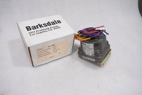 BARKSDALE D2H-A80SS DIAPHRAGM PRESSURE SWITCH, DUAL SETPOINT, 10A, 125 ...