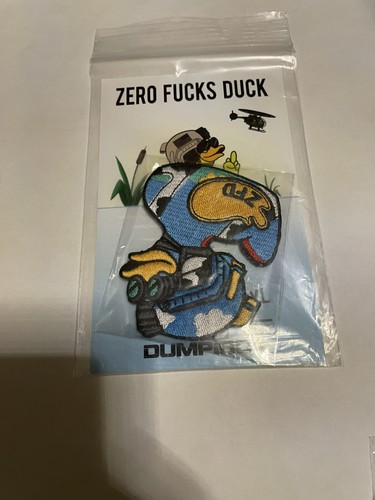 Zero f*cks Ducks ZFD Patch Dumpbox Hook&loop Nike SB Chunky dunks Cow ...
