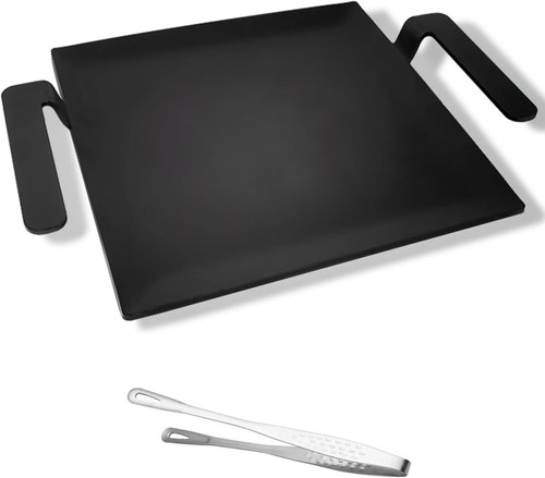 Premium Carbon Steel Griddle, 14''x10.5'', Nonstick, Gas/Induction ...