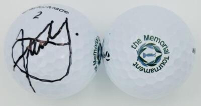 XANDER SCHAUFFELE SIGNED THE MEMORIAL TOURNAMENT GOLF BALL 2024 BRITISH ...