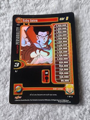 DBGT Dragon Ball GT Flat FOIL Baby Goten 102 CCG Unlimited Baby Saga MP ...
