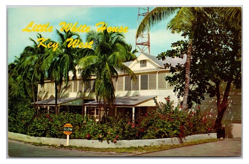 Vintage 1950s - Little White House - Key West, Florida Postcard ...
