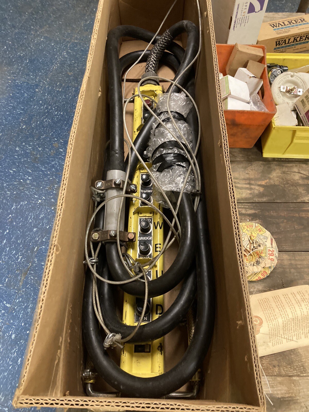 Hubbell,.Type 2015 PBC,3 SPD Bridge 4 SPD UP/DOWN Pushbutton PENDANT 20 ...