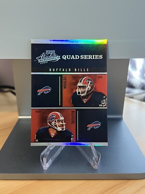 2003 Absolute Memorabilia Quad Series Card #QS1 D. Bledsoe/Henry/Reed ...