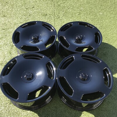 20 MERCEDES MAYBACH RIMS BLACK STOCK SET 4 S580 S600 S450 S560 OEM ...