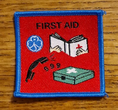 GirlGuiding Old First Aid Guide Interest Badge (2002-2013) | eBay UK