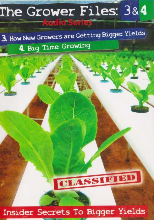 The Grower Files Vol. 3 & 4 AUDIO CD learn getting bigger yields better ...