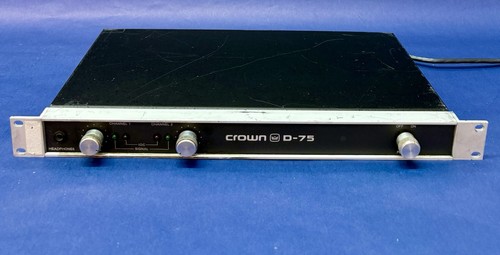 Crown D-75 2-Channel Power Amplifier | eBay