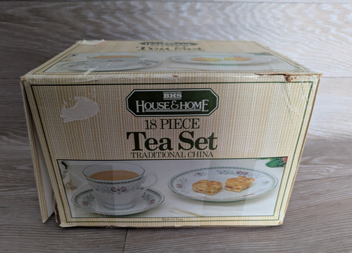BHS Traditional Tea Set China 18 Piece House And Home Boxed Vintage Not ...