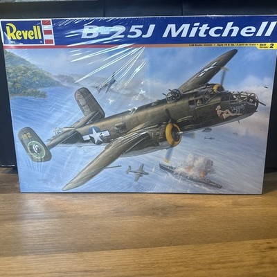 Revell B-25J MITCHELL Bomber 1:48 Scale Model Kit BRAND NEW Sealed Box ...