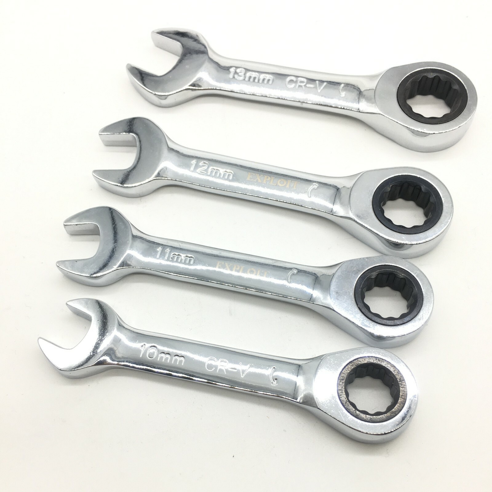 (10+11+12+13) mm Ratchet Wrench Metric Short Ratcheting Wrench - Short ...