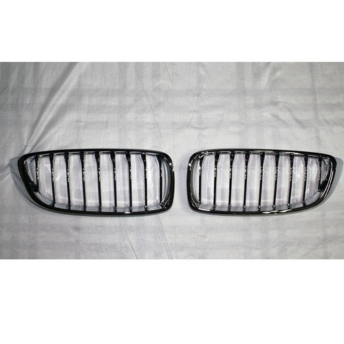 All Chrome Fit For BMW F32 Coupe F33 F36 P Look Front Grille Grill 420i ...