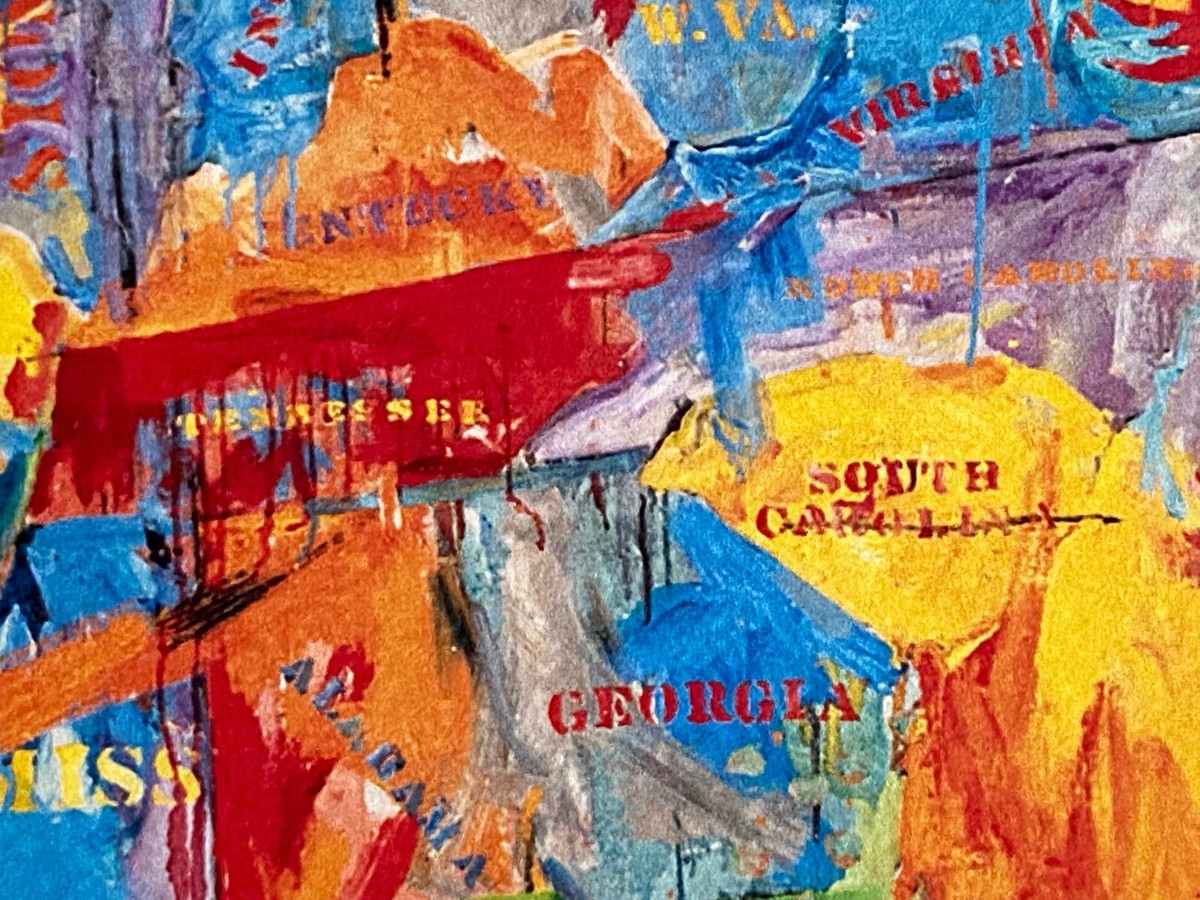 Maps Flags Jasper Johns Numbers Jasper Johns | About The Painter