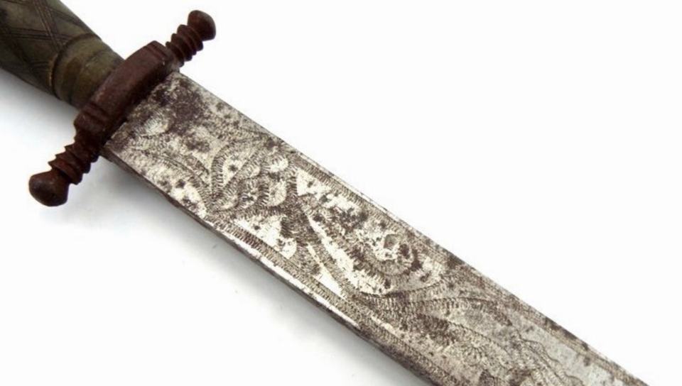 Antique American Engraved Naval Dagger Navy Dirk military Knife 1700’s ...