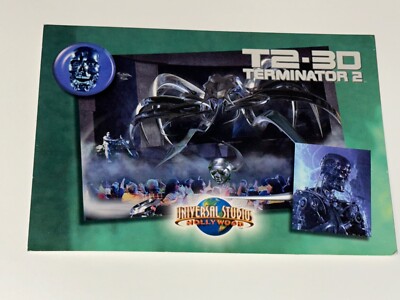 T2 3D Terminator 2 Postcard Universal Studios Hollywood Battle Across ...