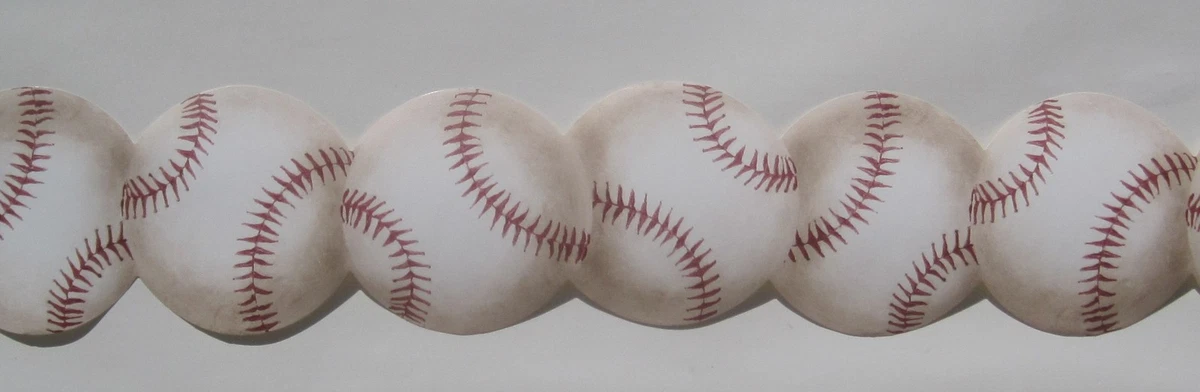 Baseball Wallpaper Border