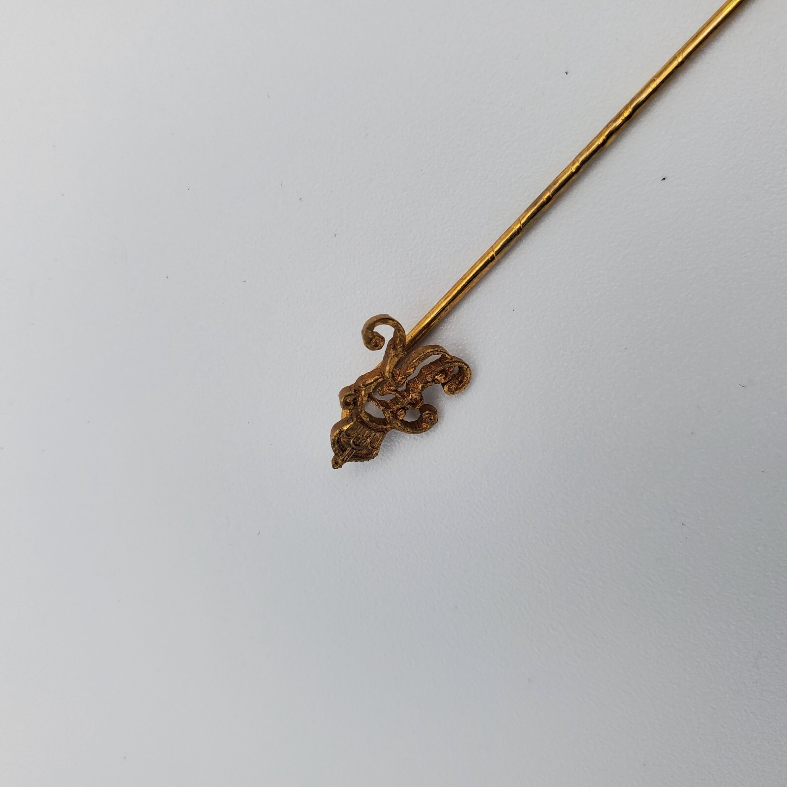 WW1 WWI Original German stick pin crown Wilhelm monogram badge button ...