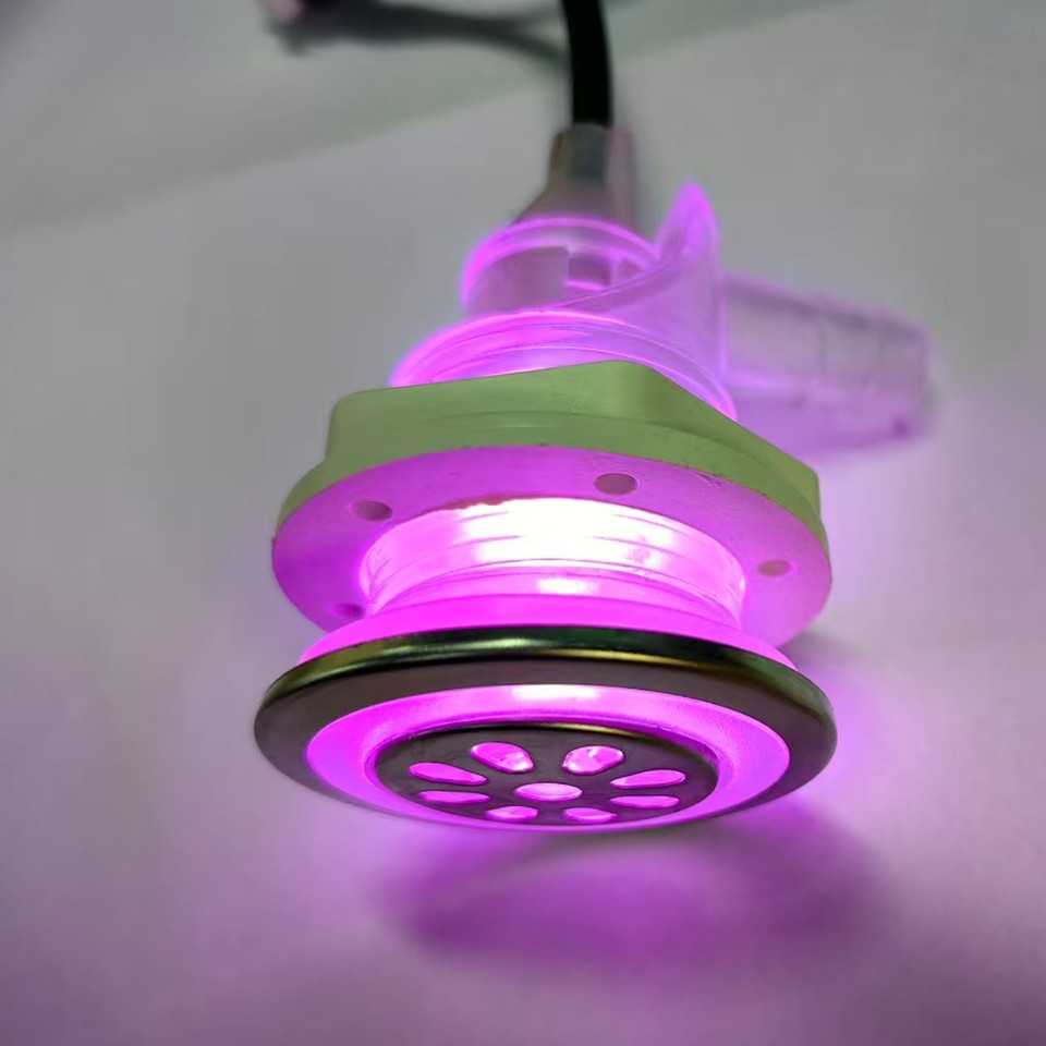 RGB Bathtub Spa Air Nozzle Air Jet Replacement 44mm 12V Bubble Nozzle ...