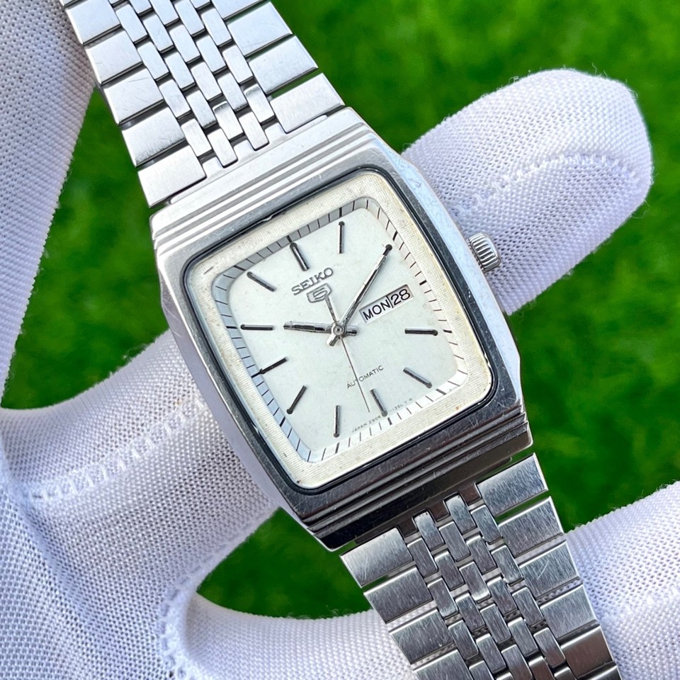 Vintage Seiko 5 Rectangular Shape Automatic Japan Made Unisex Watch ...