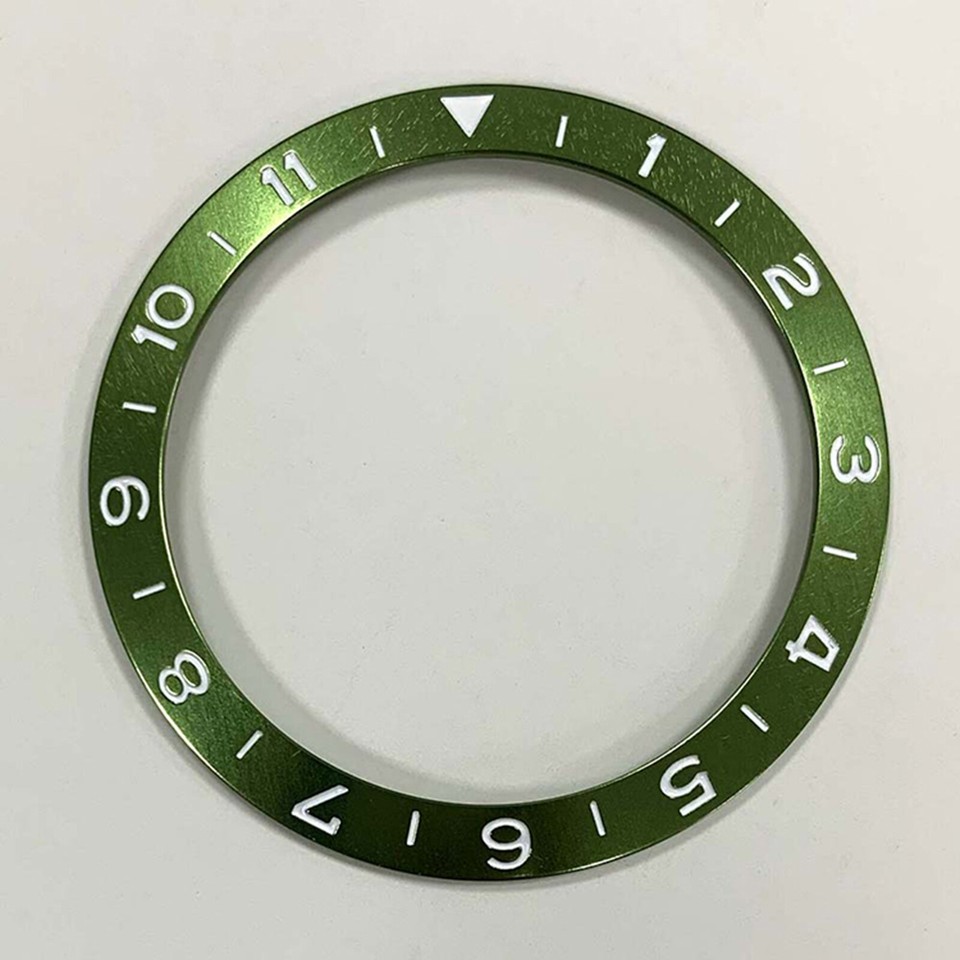 38MM Metal Oblique Bezel GMT1-11 Font Watch Bezel Ring Inner Diameter ...