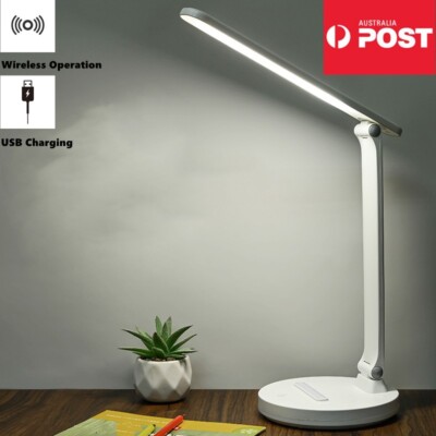 Touch LED Desk Lamp Bedside Study Reading Table Light Dimmable USB ...