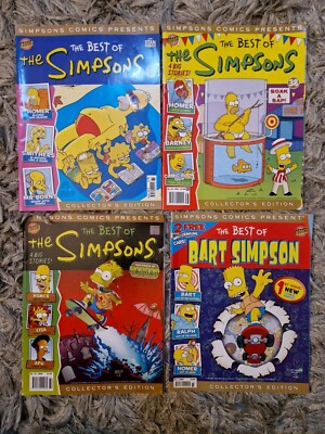 Simpsons Comic Best Of Simpsons Bart #1 Collector's Edition 4x Rare ...