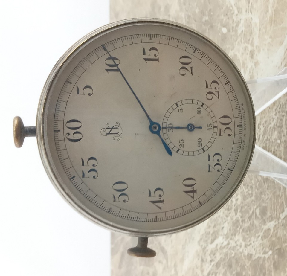 Substantial WW1 Nickel RFC Air Ministry Bomb Aimers Timer Stop Pocket ...