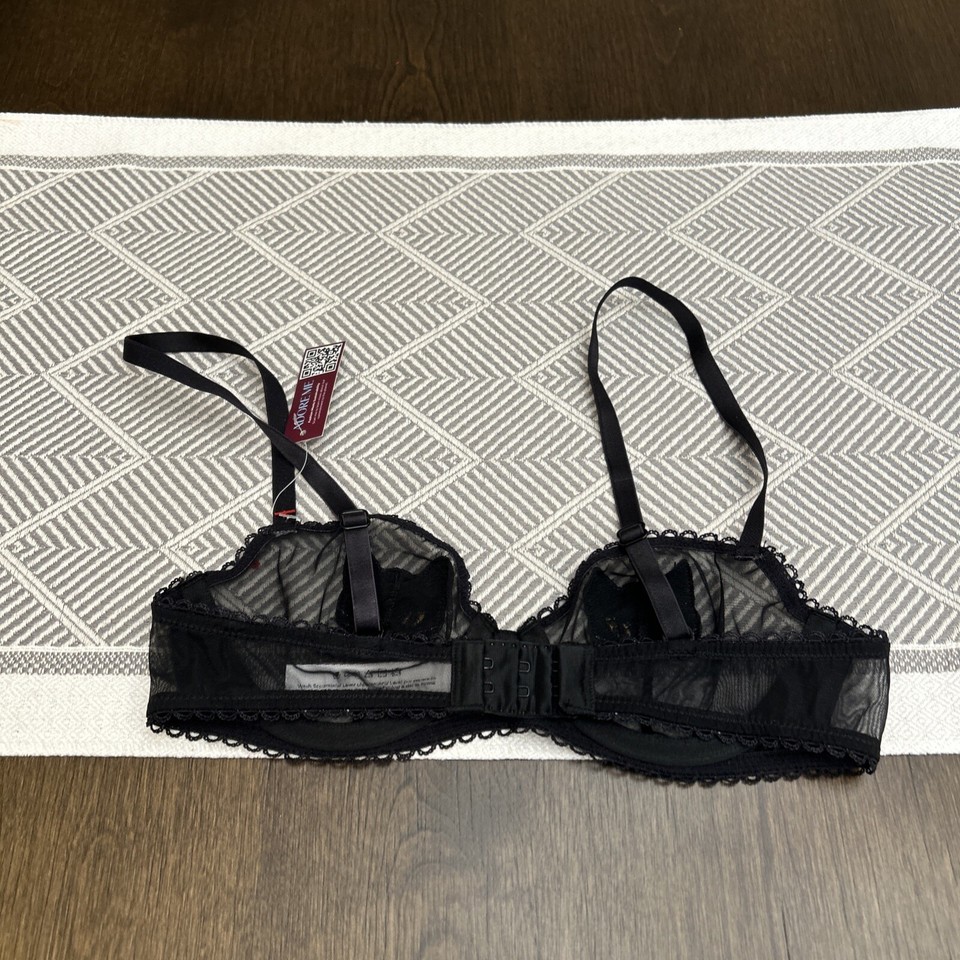 Adore Me Underwire Full Bra size 30B Black | eBay