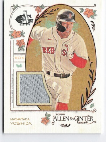2024 Masataka Yoshida Topps Allen & Ginter Game Used Relic #AGR-MY Red ...