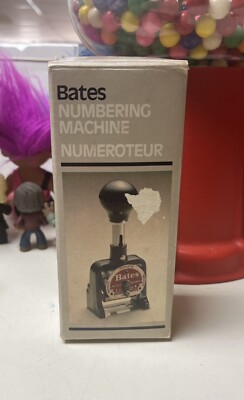 Stamps & Daters - Vintage Bates Numbering Machine