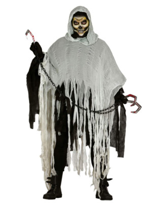Adult Mens Ghoul Ghost Costume Zombie Corpse Halloween Demon Fancy ...