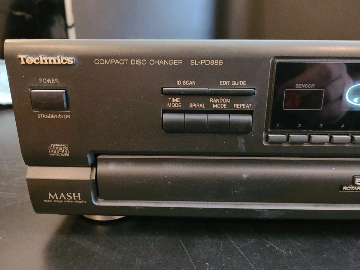 1995 Technics 5-Disc CD Changer SL-PD687 MASH Digital Servo, 48% OFF