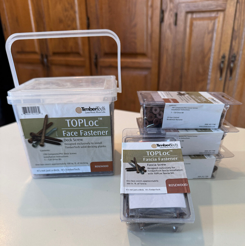 TimberTech TOPLoc Deck Screws Fasteners - Fascia (400), Face (350 ...