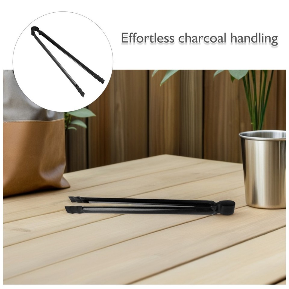 3pcs Firewood Log Tongs Long Handle Iron Heavy Duty Charcoal Grill ...