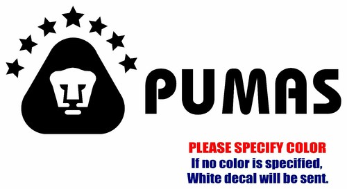 PUMAS UNAM UNIVERSIDAD Mexico soccer football Funny Vinyl Decal Sticker ...