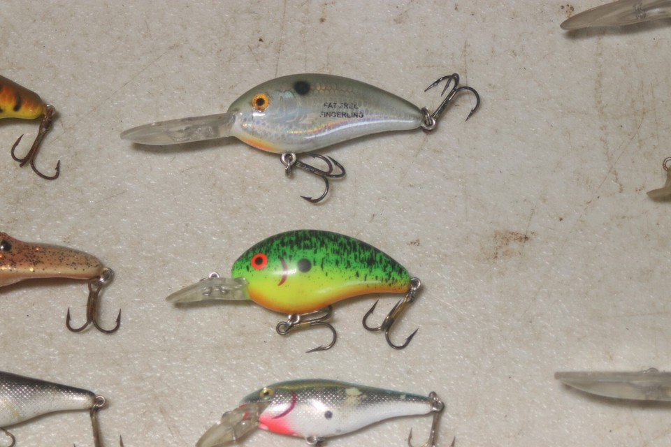 Lot of 20 Crankbait Lures Manns Strike King Rebel Rapala & Others | eBay