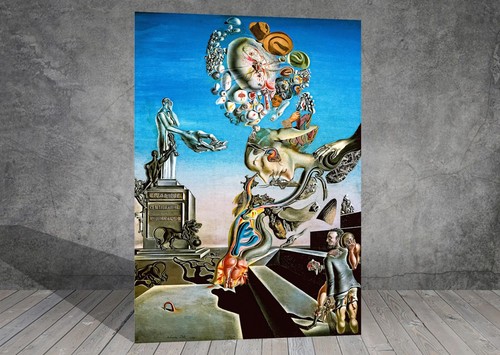Salvador Dali The Lugubrious Game CANVAS PAINTING ART PRINT POSTER 1577 ...