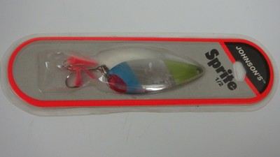 Johnson's Sprite Spoon 1/2 oz! Discontinued Chrome Spoon Fishing Lure ...