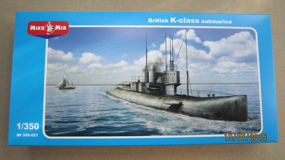 Mikro Mir 350-021 - 1/350 British K-class submarine, scale plastic ...