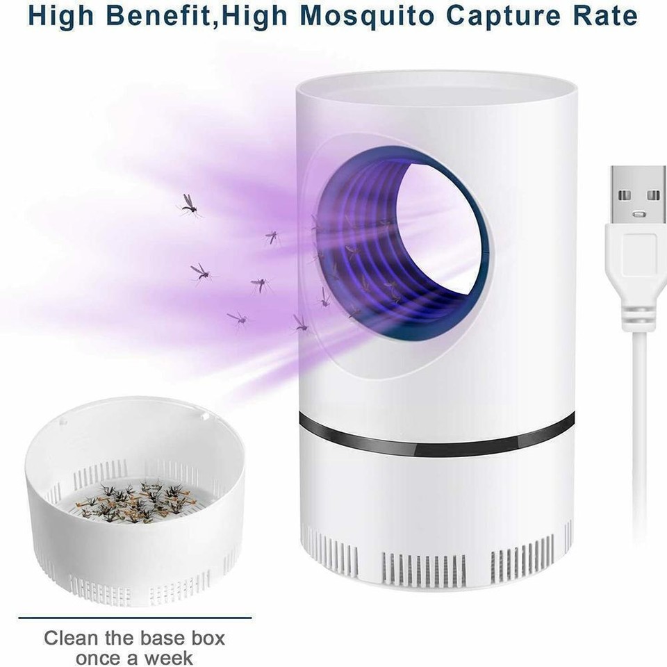 Electric USB Insect Mosquito Killer Bug Zappers Fly-Pest Catcher Trap ...