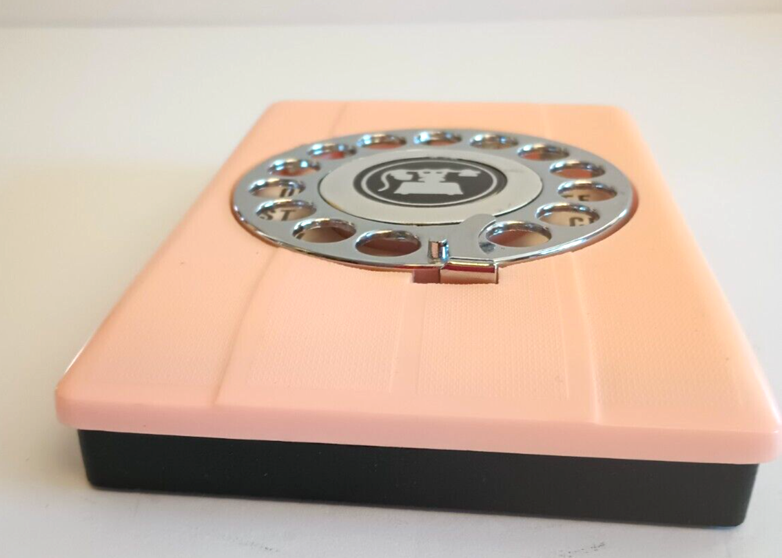 Vintage Eagle 1960's Rotary Dial Telephone Phone Number Index Powder ...