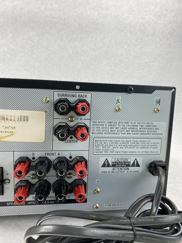 Sony STR-DE597 220W Discrete 6Ch Amplifier Dolby Stereo Receiver 7307S5 ...